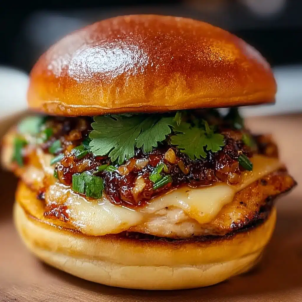 Gochujang Chicken Burgers with Kimchi Jam – Bold & Flavorful
