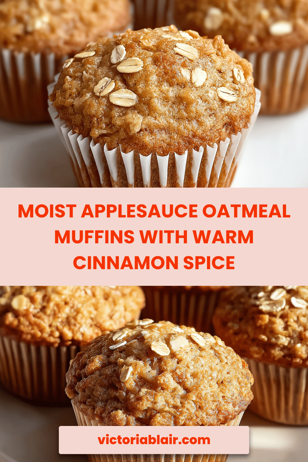 Moist Applesauce Oatmeal Muffins – Tender, Cozy & Delicious