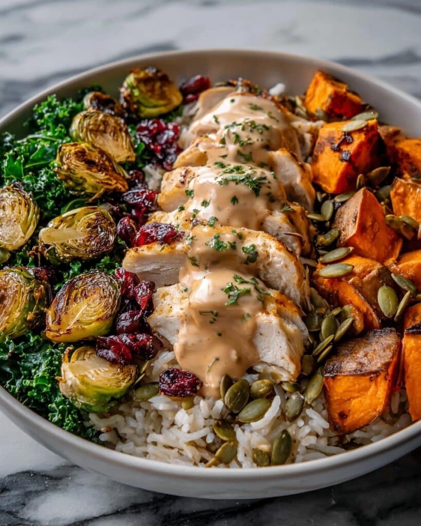 Maple Dijon Chicken Sweet Potato Bowls: Cozy & Delicious Dinner